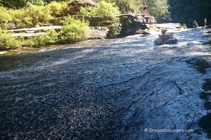 Lake Creek Falls & Slide Rock | Oregon Coast Range - Oregon Discovery