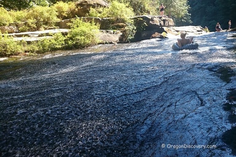 Lake Creek Falls & Slide Rock | Oregon Coast Range - Oregon Discovery