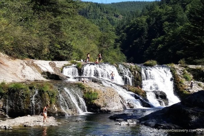 Dougan Falls on the Washougal River – Swimming Hole at the Waterfall ...