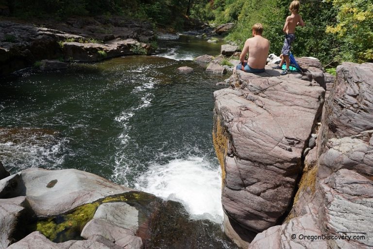 Little Falls on Steamboat Creek - A Hidden Waterfall for Swimming and ...