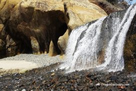 Hug Point Beach - Secret Caves and Waterfall | Oregon Coast - Oregon ...