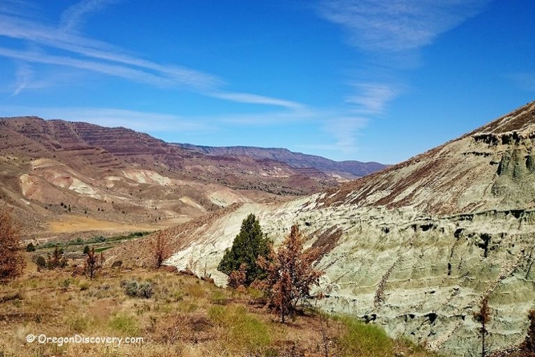 Sheep Rock at John Day Fossil Beds National Monument - Oregon Discovery