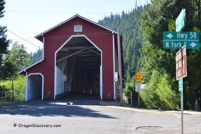 Office Covered Bridge aka Westfir - The Longest Bridge in Oregon ...